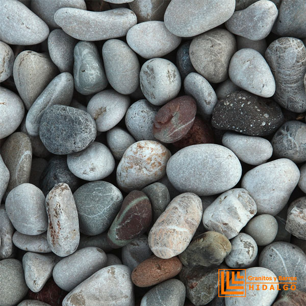 Piedra de Río | Saco 50Kg | Granitos y Barros Hidalgo